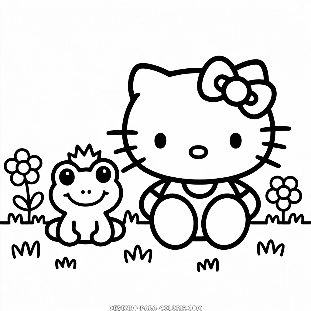 Desenhos da Hello Kitty para Colorir | Desenho Para Colorir Desenhos da Hello Kitty para Colorir | Desenho Para Colorir