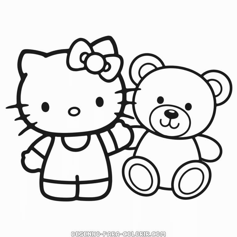 Desenhos da Hello Kitty para Colorir | Desenho Para Colorir