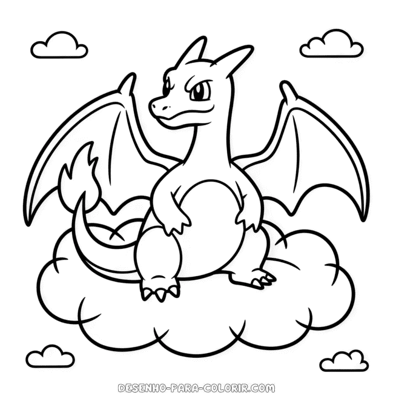 Desenhos de Charizard para Colorir | Desenho Para Colorir